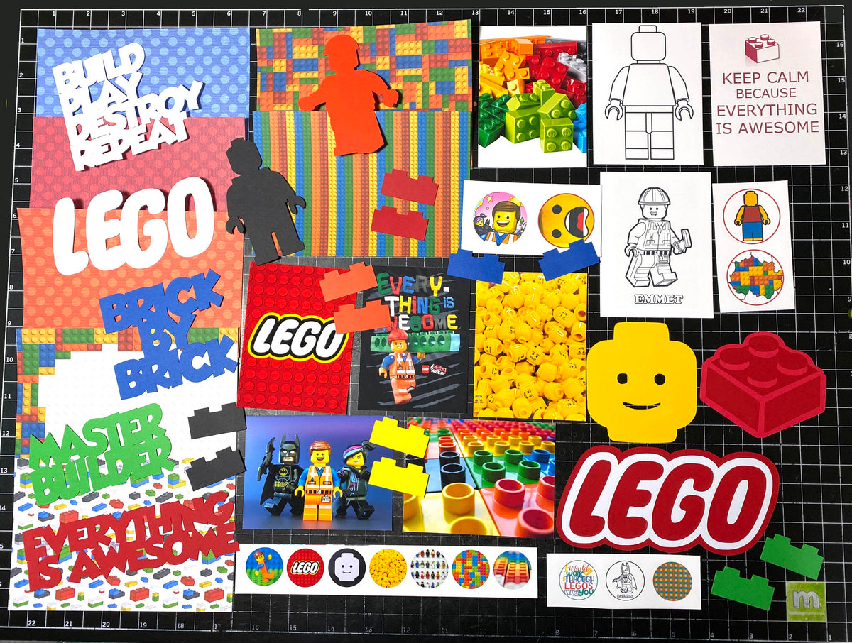 Lego Scrapbook Kit – Geekly Yours Design